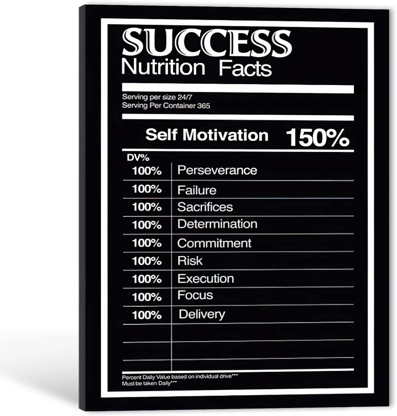 LH137HB-Inspirational Canvas Wall Art for Office - Motivational ...