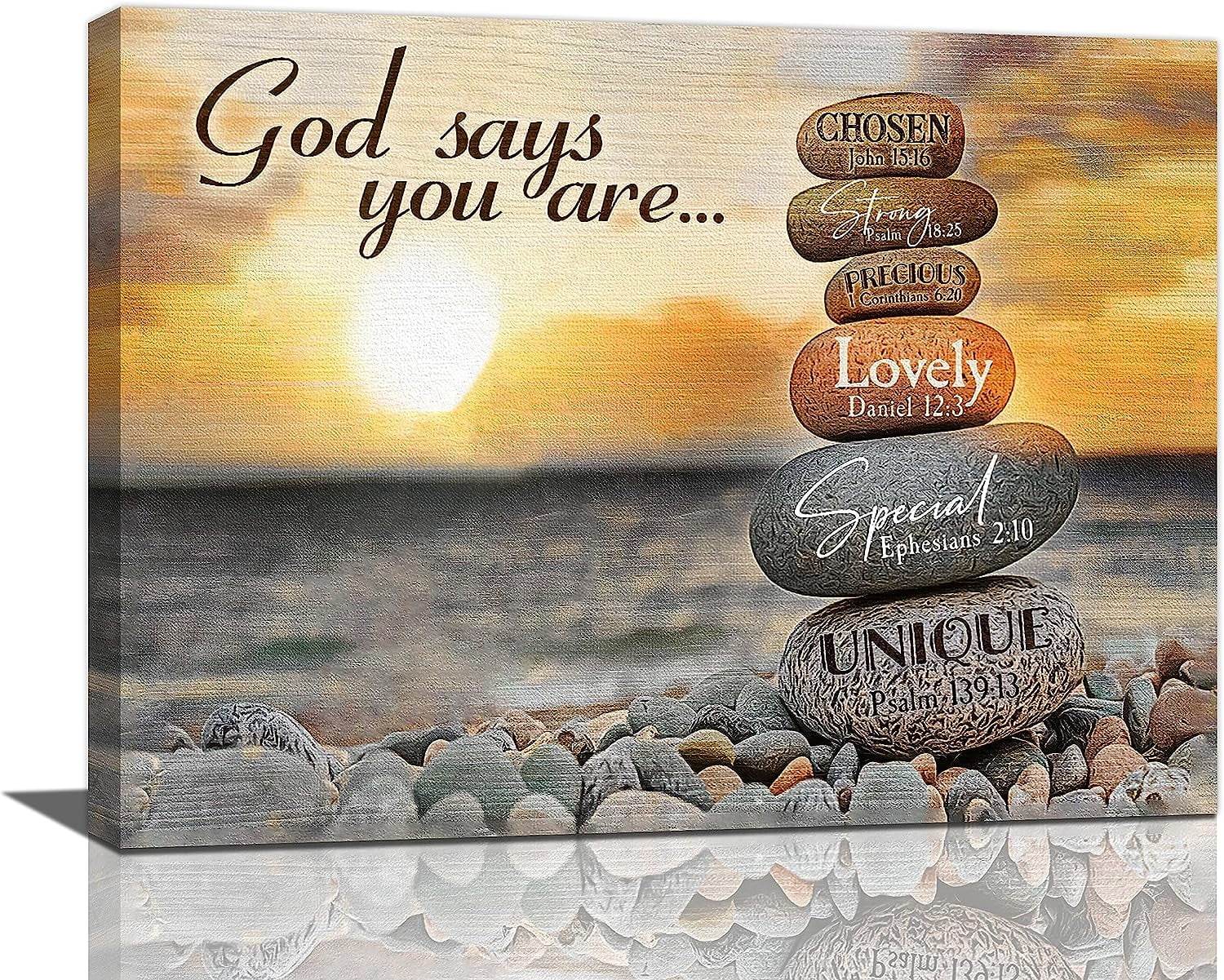LH137HB-Zen Wall Art Christian Bible Verse Canvas Prints Religious ...
