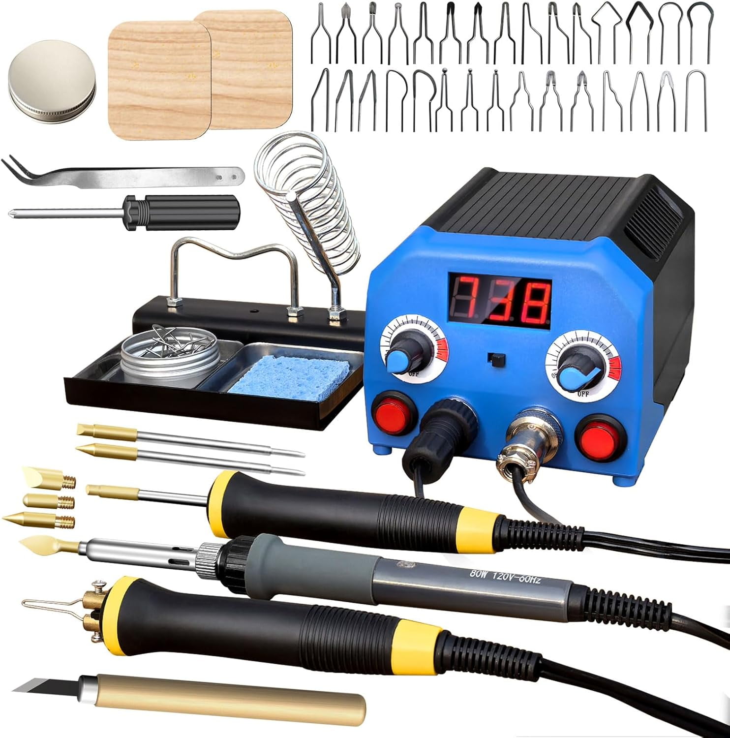 LH55-3-3 Wood Burner Kit Wood Burning Tool Pen 25~750C, Wood Burning ...