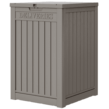 FETON 48 Gallon Package Delivery Box for Porch, Storage Box with ...