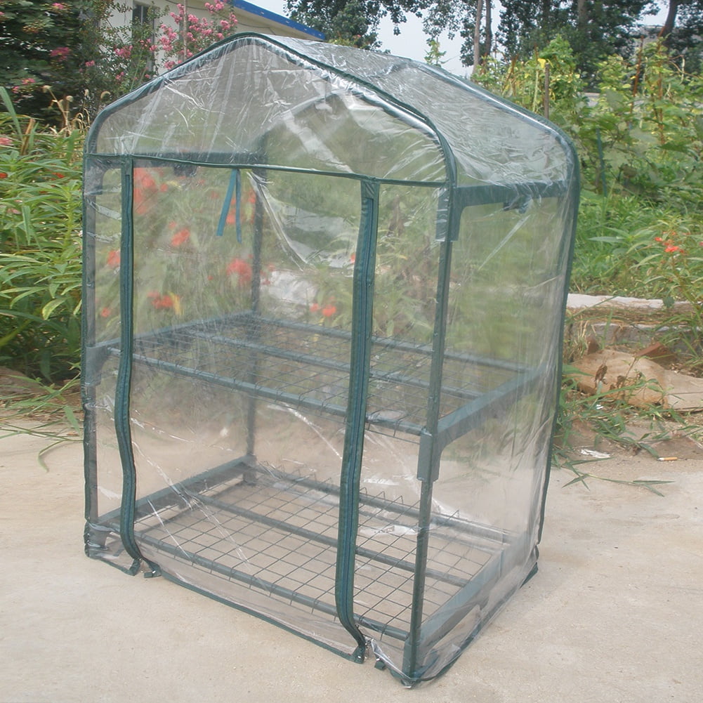 LHCER Mini Portable Garden Green House Warm Greenhouse Flower Plants ...