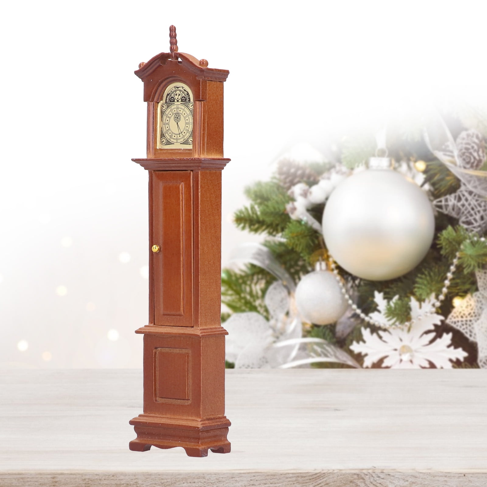 LHCER Miniature Grandfather Clock,Dollhouse Grandfather Clock Furniture ...