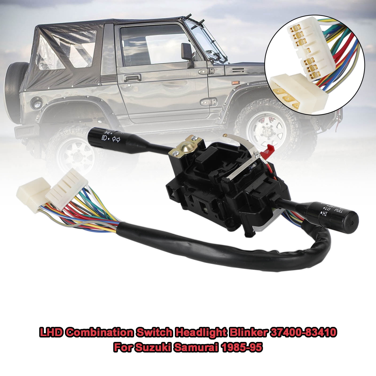 LHD Combination Switch Headlight Blinker 37400-83410 for Suzuki Samurai 1985-95 - Walmart.com