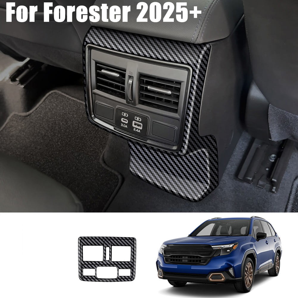 LHD For Forester 2025+ ABS Carbon Fiber Rear Air Outlet Vent Panel ...