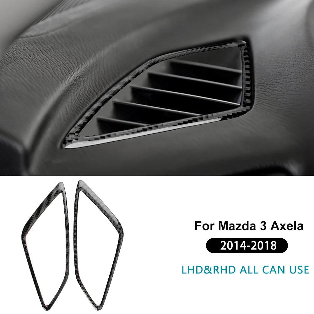LHD RHD Real Carbon Fiber For Mazda 3 Axela 2014 2015 2016 2017 2018 ...