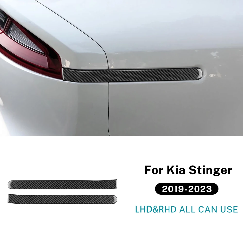 LHD RHD Real Soft Carbon Fiber Sticker For Kia Stinger 2019 2020 2021 ...