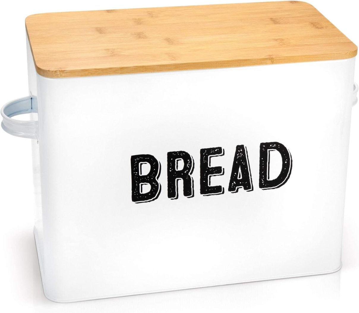 LHHP Large White Bread Box for Kitchen Countertop, Bread Storage ...