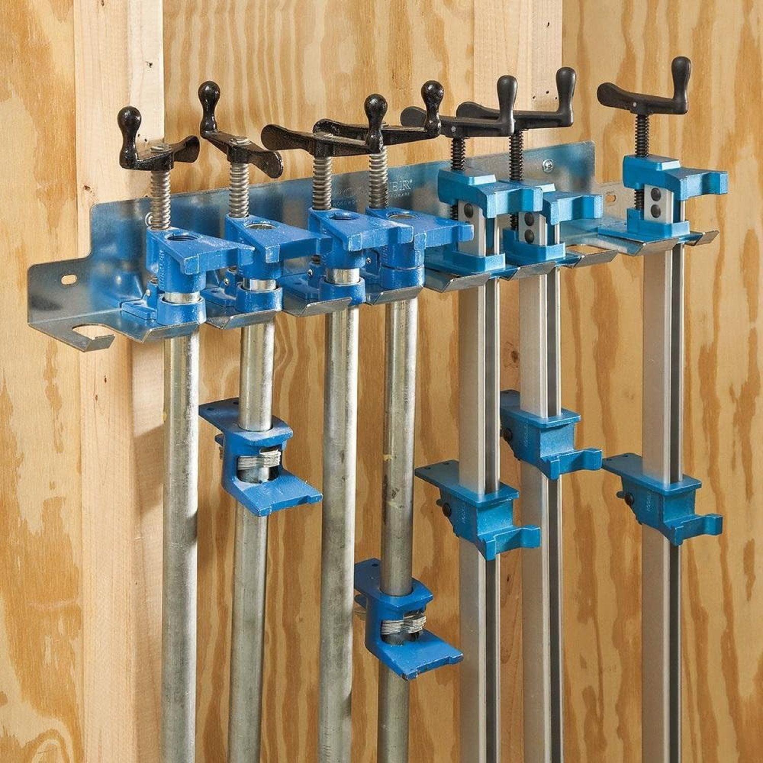 LHHP Pipe Clamp Rack (24-5/8”) - Bar Clamp Rack to Store Clamps - Heavy ...