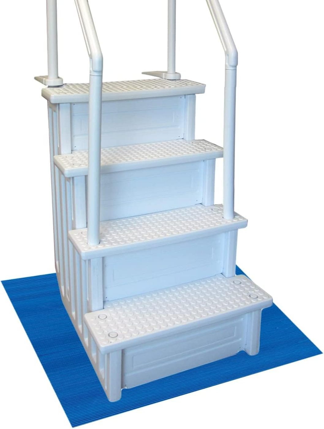 LHHP Stay-Put Swimming Pool Ladder Mat - Non-Slip, Wide Ribbed ...