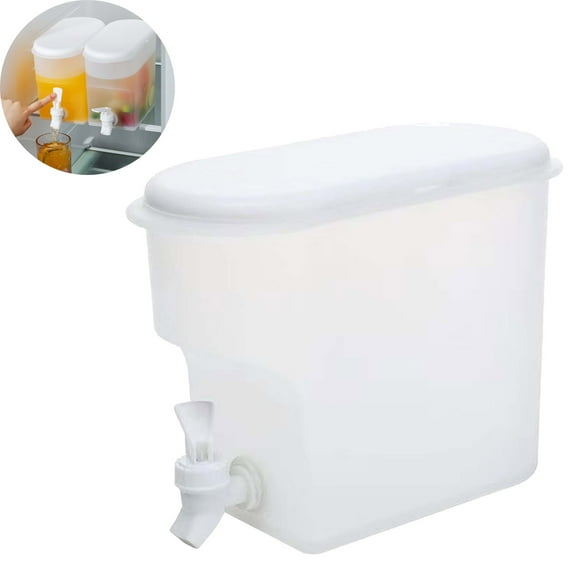 2 Pack 0.9 Gallon Fridge Beverage Drink Dispenser with Leak-proof ...