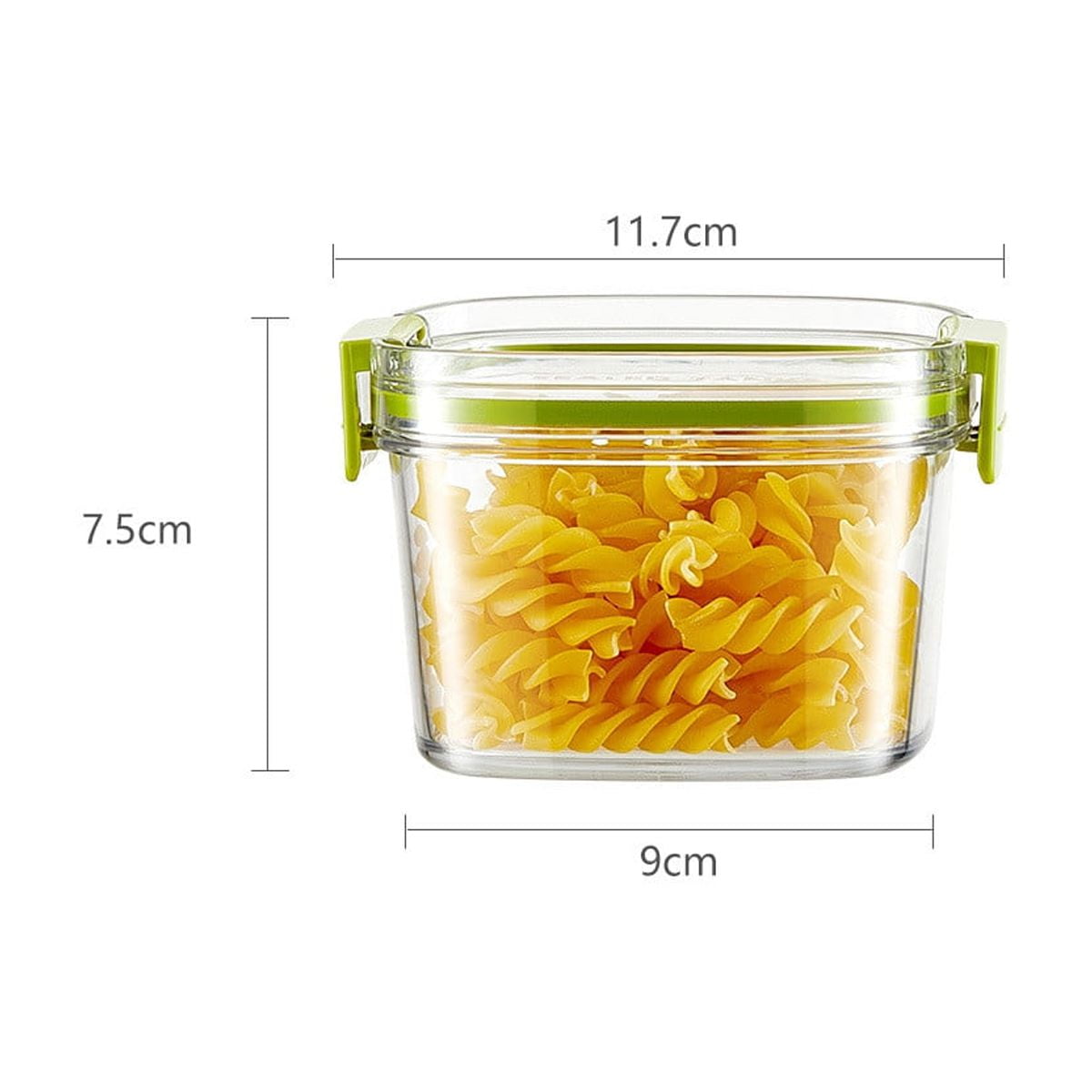 LHNFT Airtight Food Organizers and Storage Bins with Lids, Clear ...