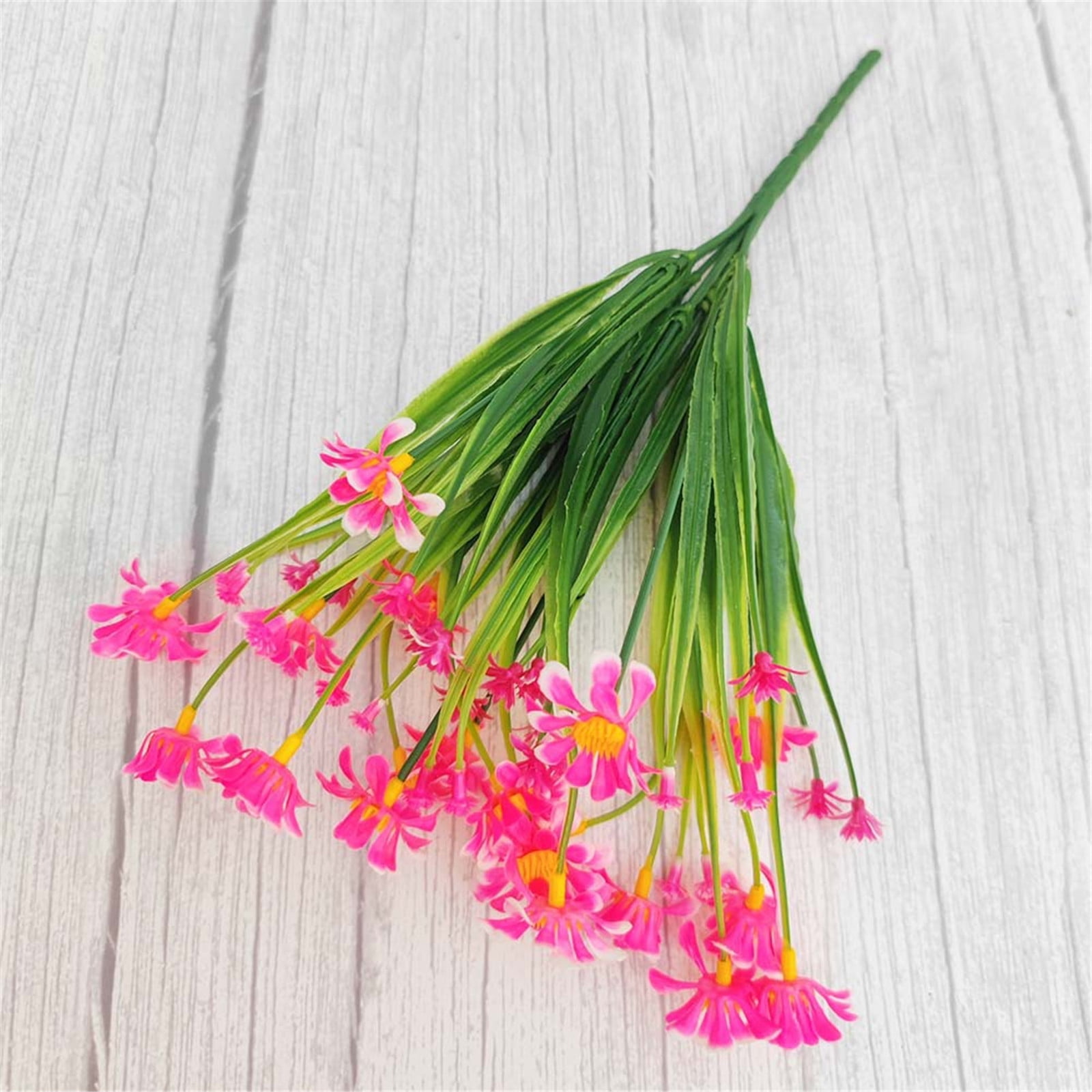 LHNFT Artificial Flower Bundles, Outdoor Artificial Daisy Flowers ...
