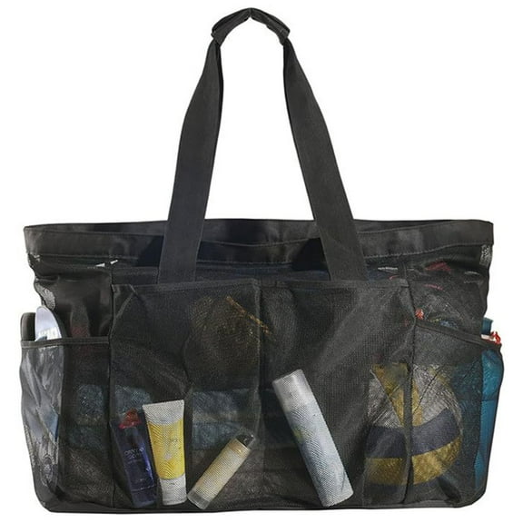 erfcxs Mesh Beach Bags And Extra Large Beach Bag With Zipper And ...