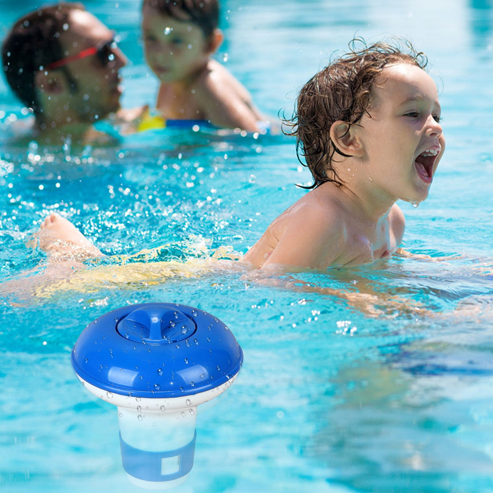 LHNFT Floating Mini Spa Chemical Dispenser, Chlorine/Bromine Tablet ...