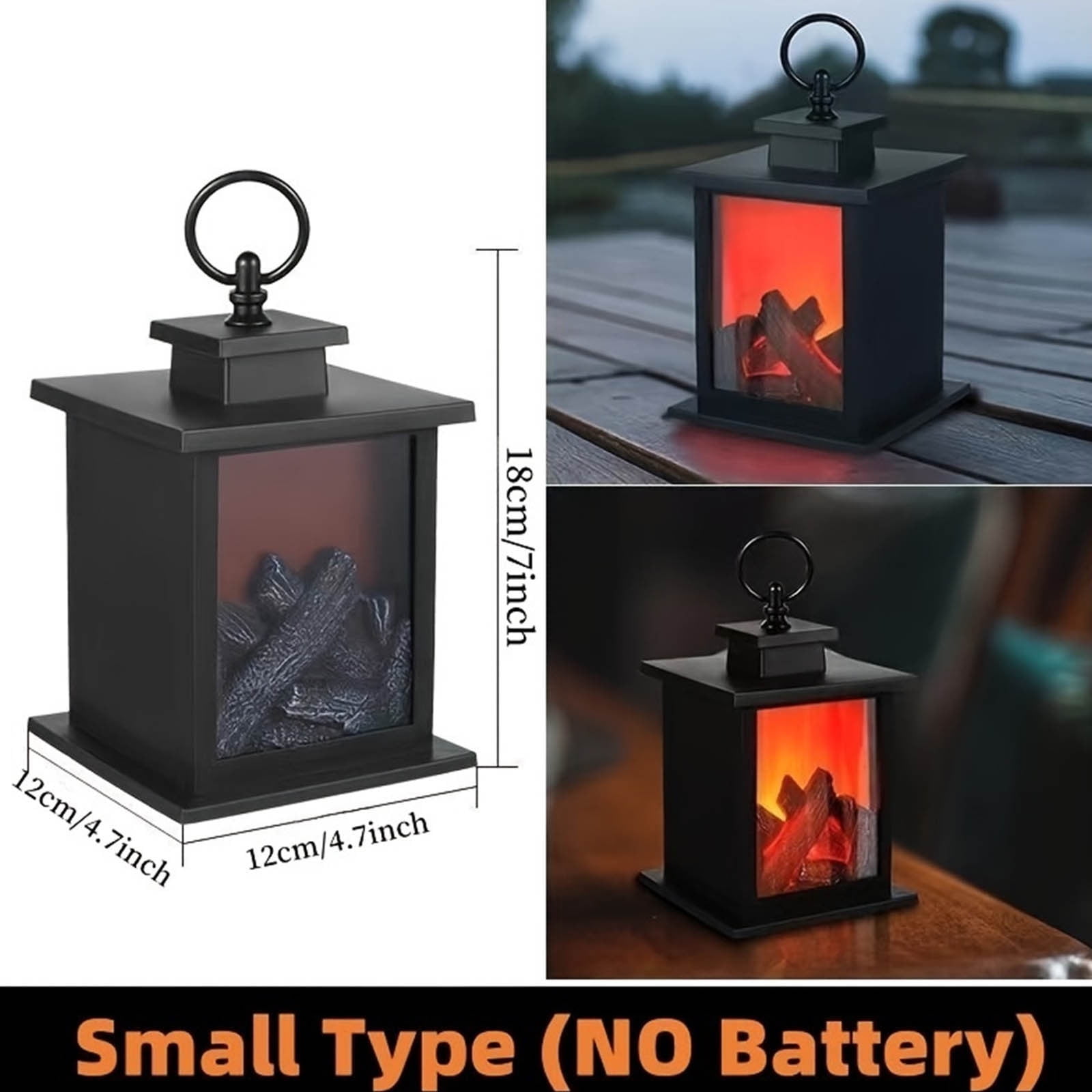 LHNFT Led Lights, Fireplace Lanterns Decorative,Small Fake Fireplace ...