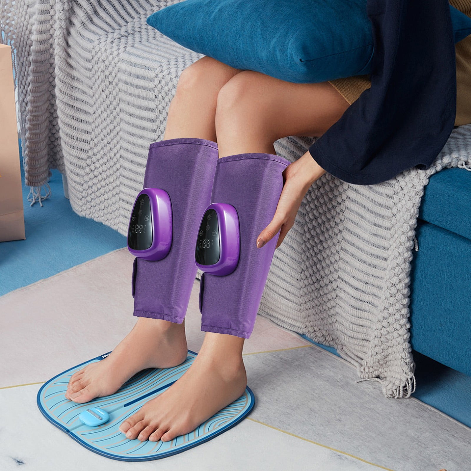 LHNFT Leg Massager for Circulation and Pain Relief, Calf Air ...