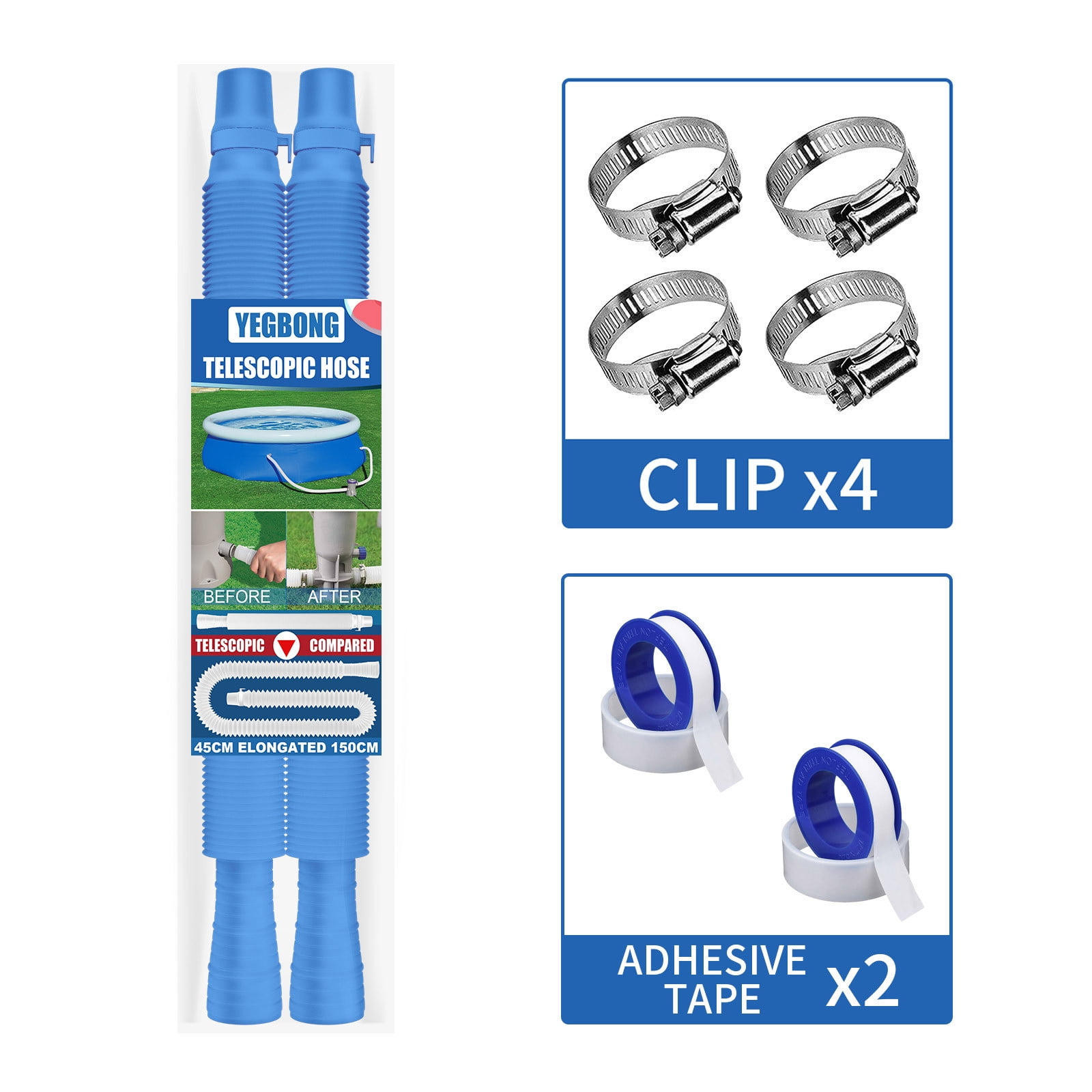 LHNFT Pool Pump Replacement Hose Pool Filter Pump Hot Spring Pool Pump ...