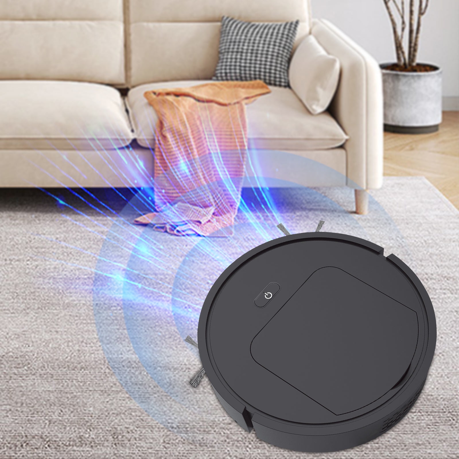 LHNFT Robot Vacuum and Mop, Intelligent Vacuum Robot, USB Robot Vacuum ...