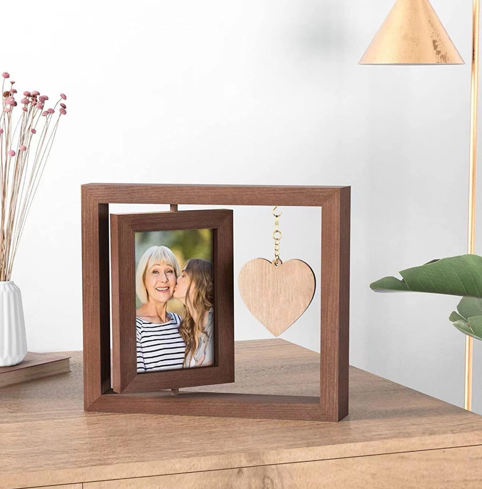 LHNFT Rotating Floating Let the Adventure Begins Picture Frames, 4x6 ...