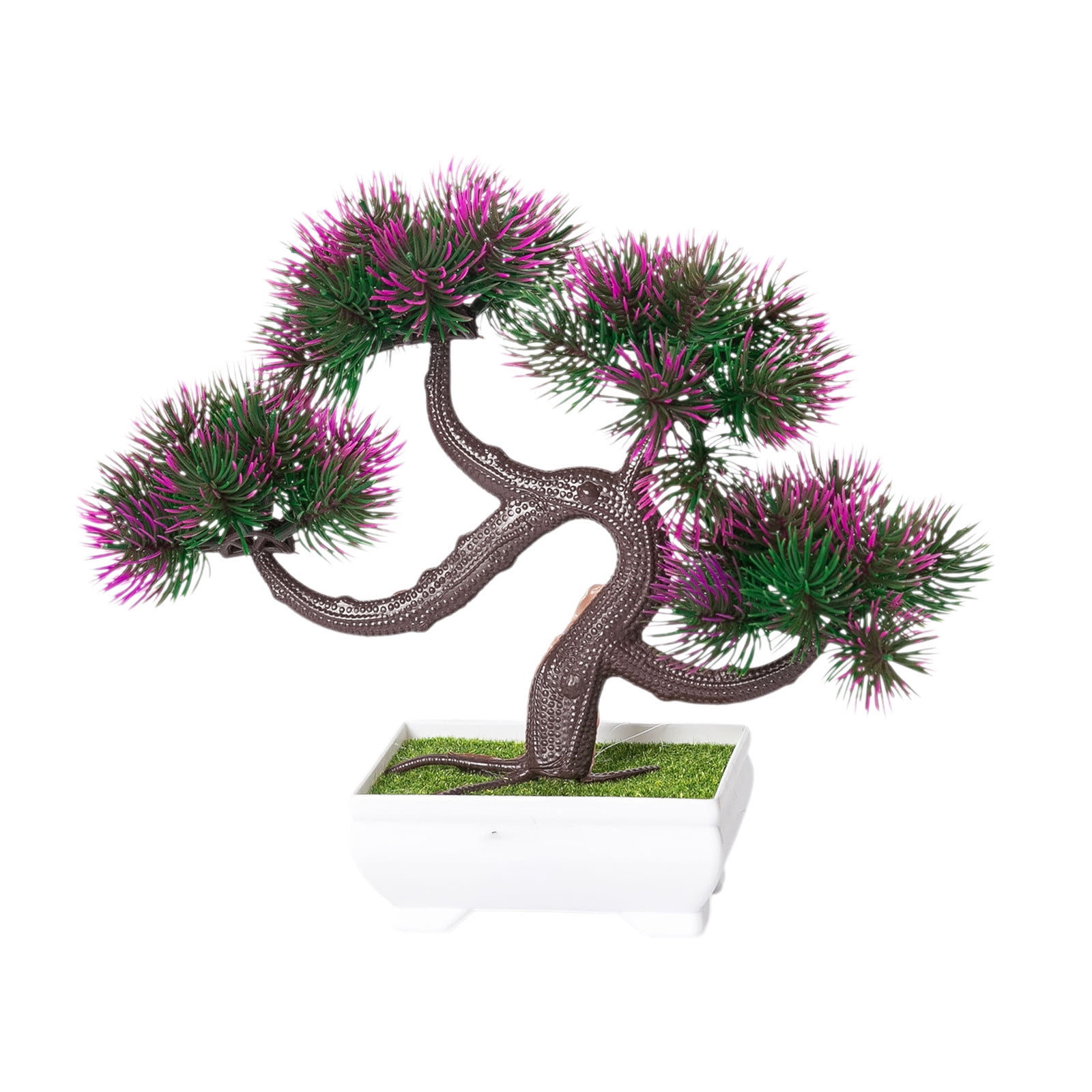 LHNFT Small Fake Plants Artificial Zen Bonsai Tree for Home Office ...