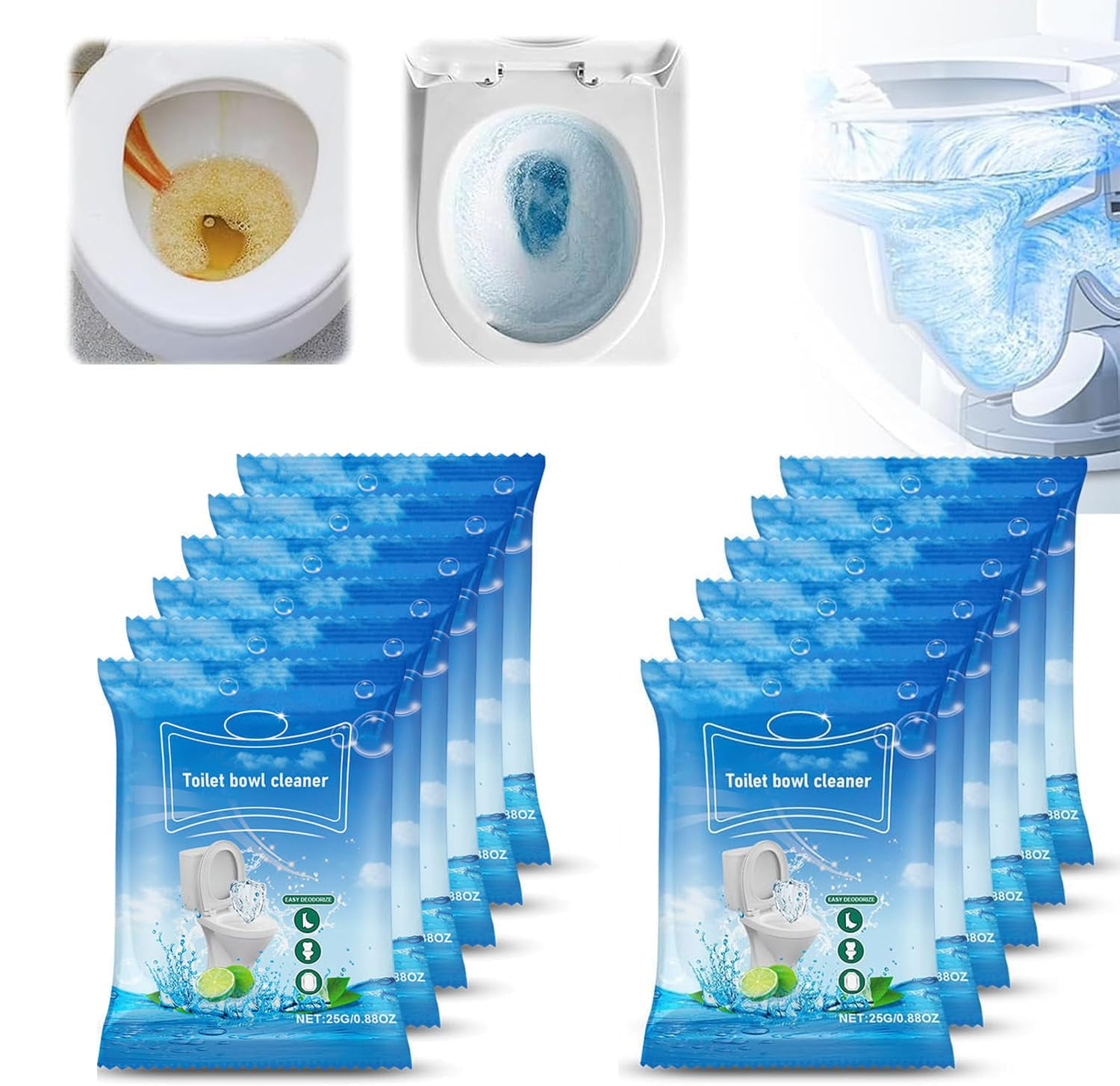 LHNFT Splash Toilet Cleaner, 2025 New Self Activating Miracle Powder ...