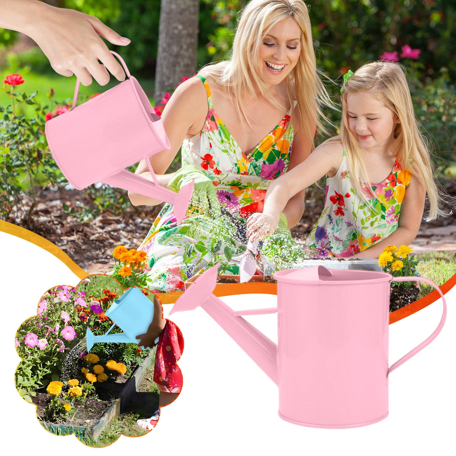 LHNFT Watering Can for Kids - Play Time or Practical Use - Childs Metal ...