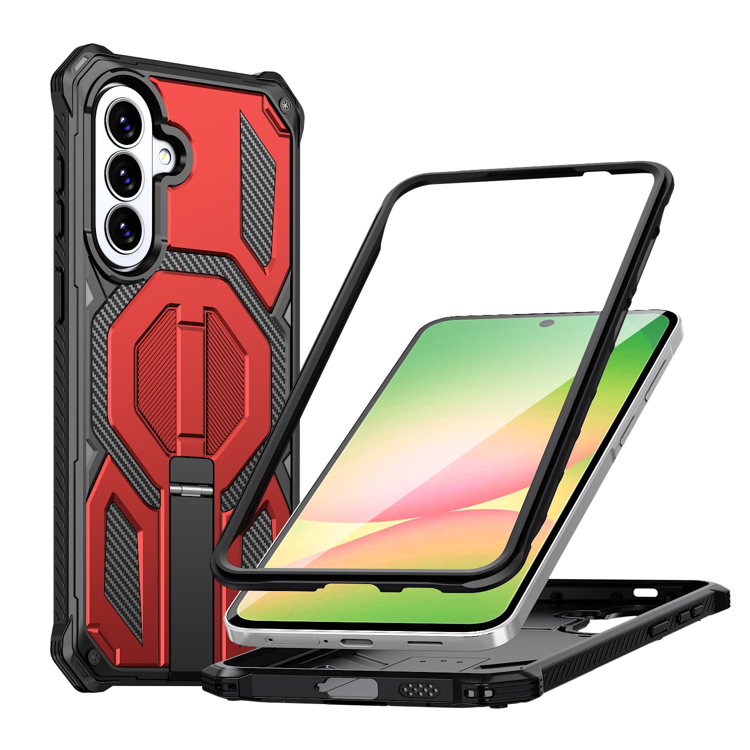 LHNUNP Magnetic for Samsung Galaxy A56 5G Case with Kickstand ...