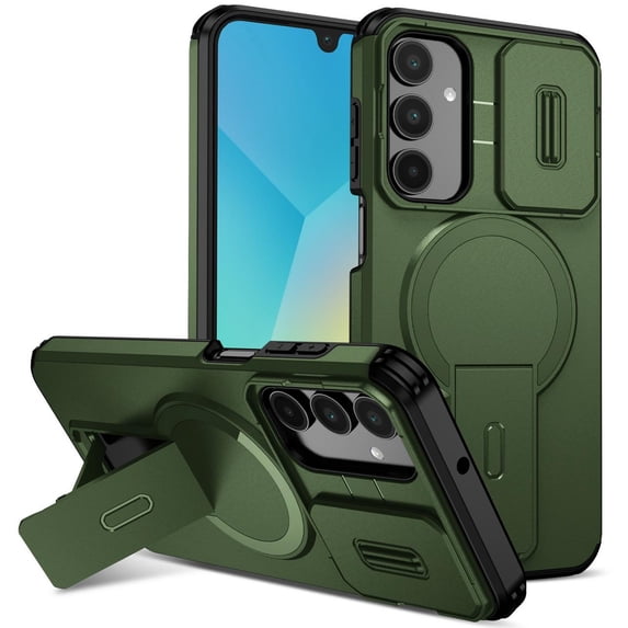 LHNUNP Magnetic for Samsung Galaxy A57 Case with Slide Camera Cover ...