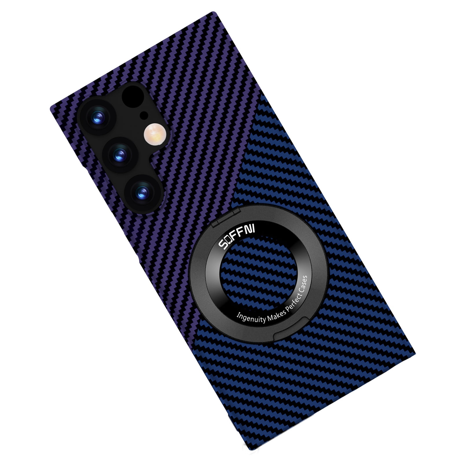 LHNUNP Magnetic for Samsung Galaxy S25 Plus Case Invisible Stand ...