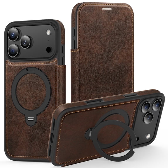 LHNUNP Wallet for iPhone 17E Case with Card Holder, Magsafe Compatible ...