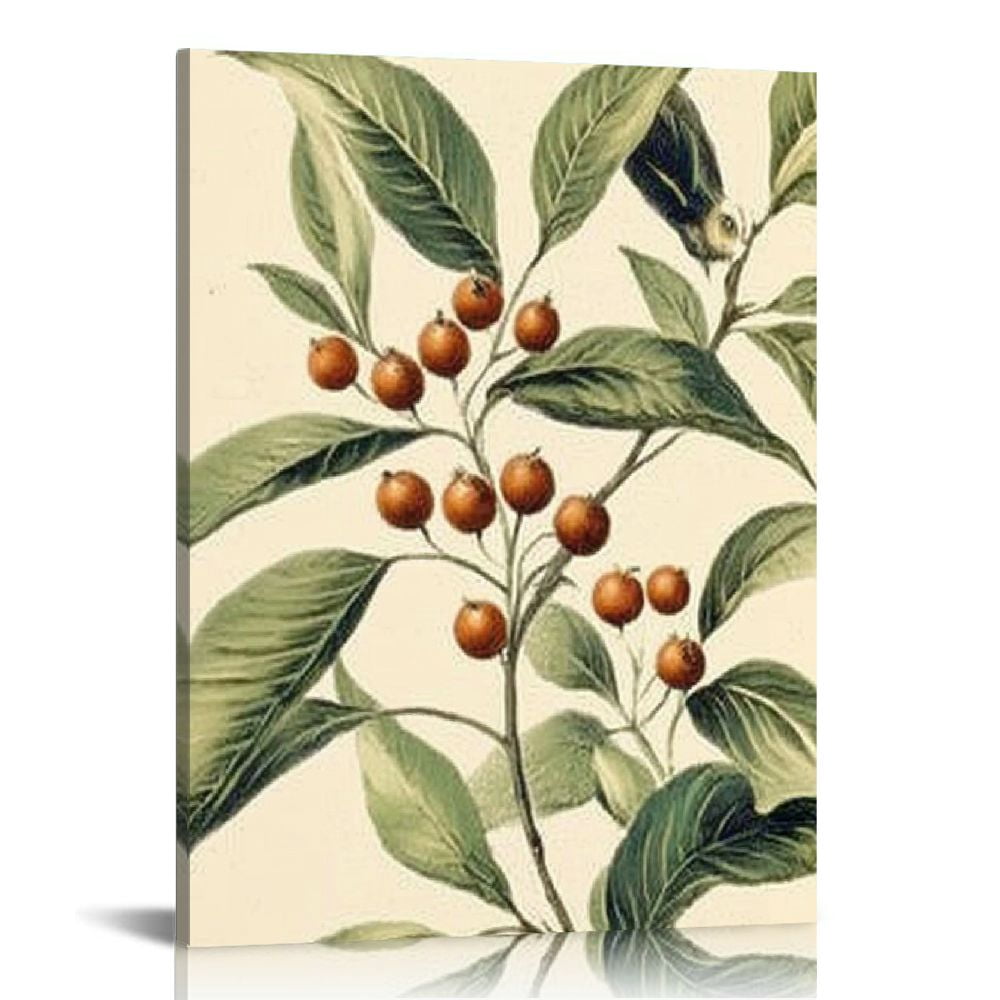 LHONGY CLUB Vintage Botanical Prints Antique Botanical Wall Art, Retro ...