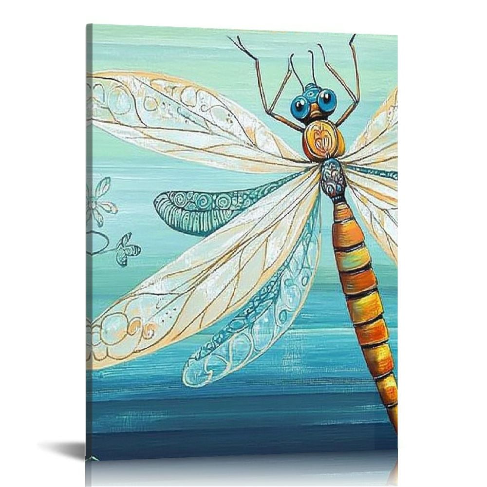 LHONGY Dragonfly wall art Inspirational Quotes Wall Decor Gifts for ...