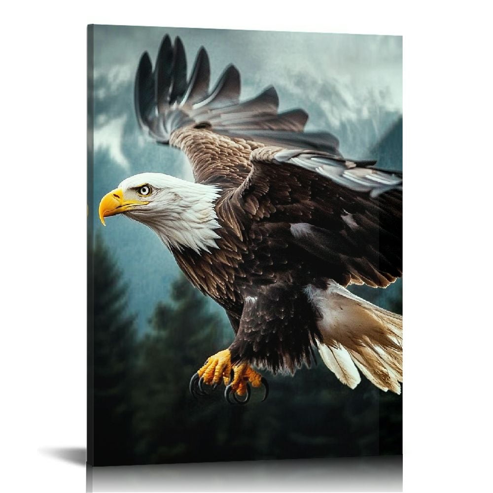 LHONGY Eagle Decor Bald Eagle Decor Eagle Wall Art Animal Wall Art ...