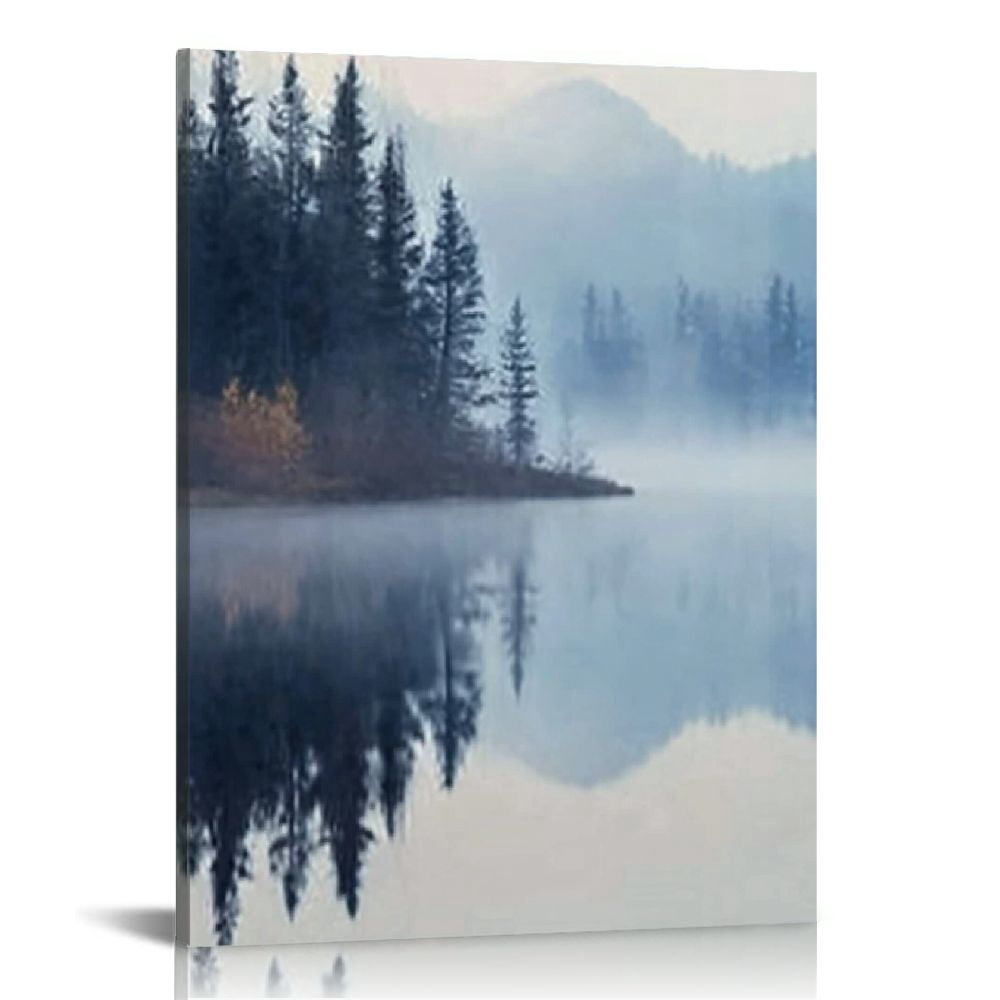 LHONGY Lake Landscape Wall Art: Mountain Scenery Photos Prints Nature ...