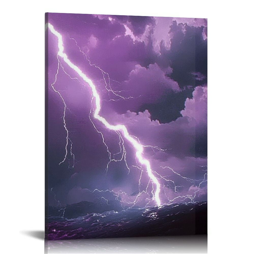 LHONGY Laminated Poster: Colorado Storm Lightning Weather Thunderstorm ...