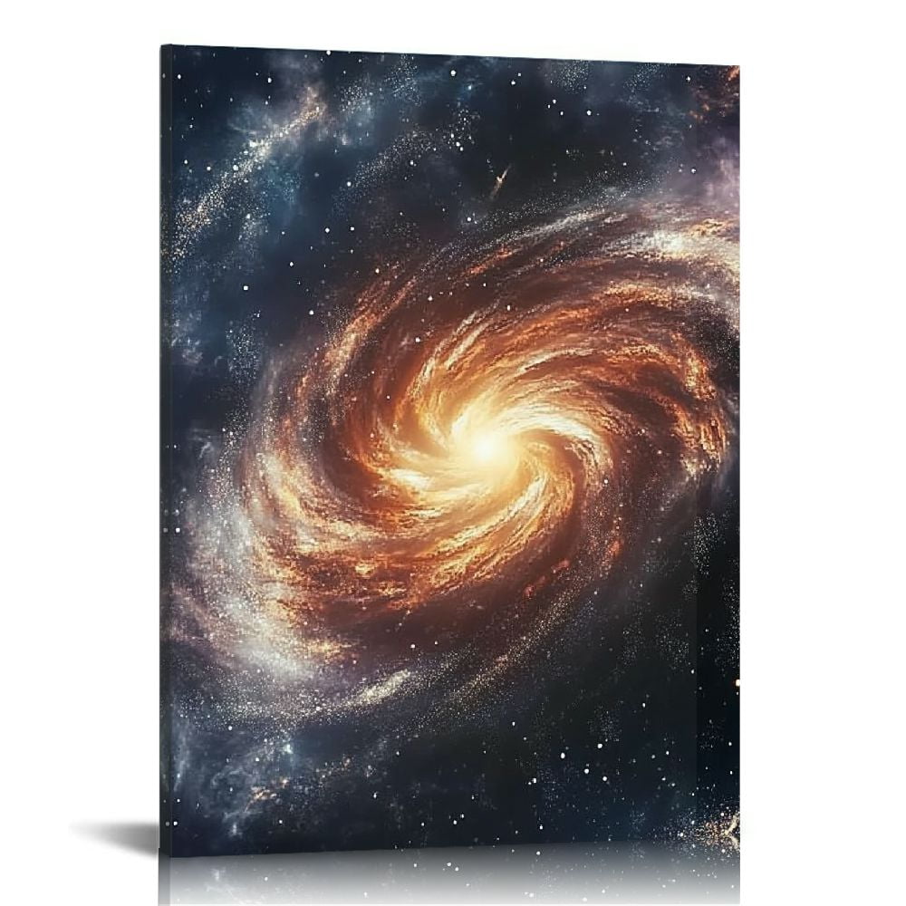 LHONGY Outer Space Canvas Wall Art Universe Galaxy Star Nebula Poster ...