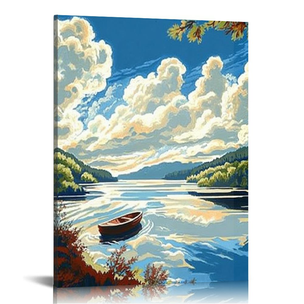 LHONGY River Travel Poster River Home Décor River Art Print River Wall ...