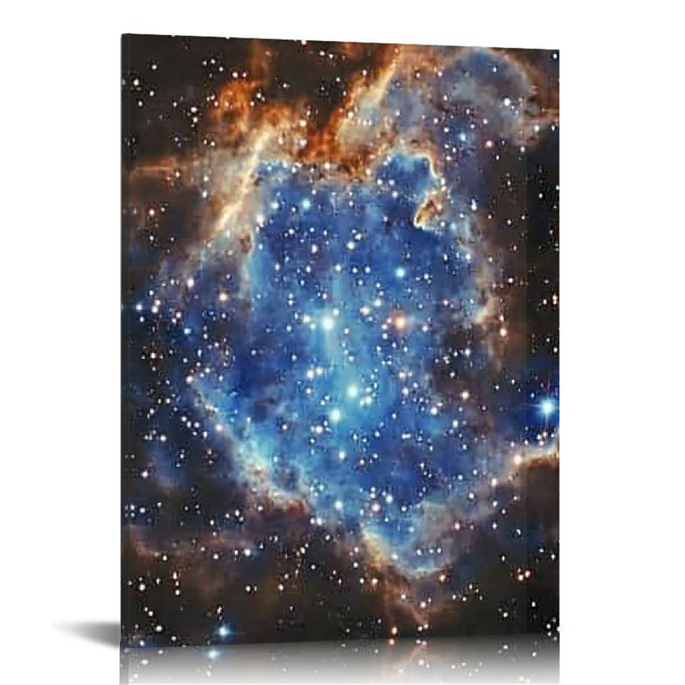 LHONGY Space and Nebulae Wall Painting Giclee Artwork Abstract Colorful ...