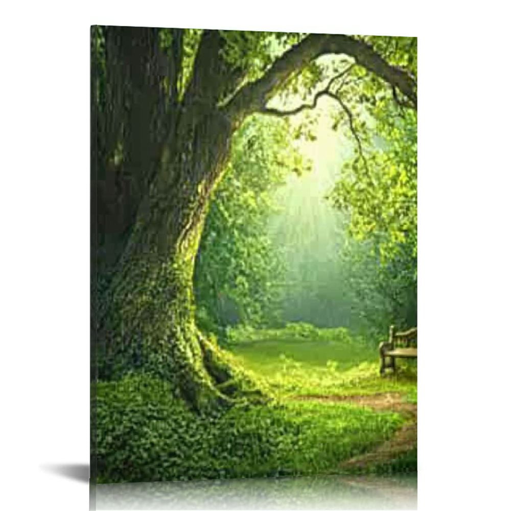LHONGY Tree of Life Wall Art Canvas Prints Natural Landscape Pictures ...