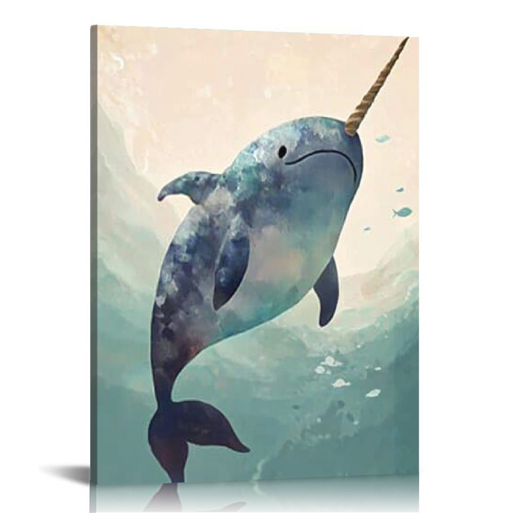 LHONGY Whales Poster - Aquatic Print - Learning Art - Sea Creatures Art ...