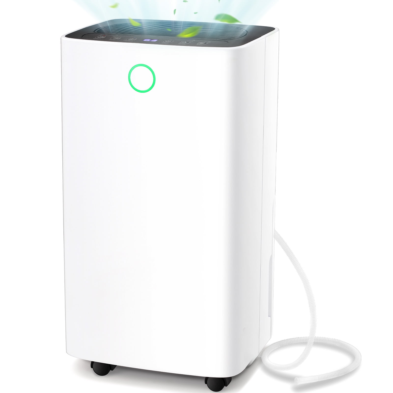 LHRIVER Compact Dehumidifier, 45 Pint, 3000 Sq. Ft, 1.72 Gallon Tank ...