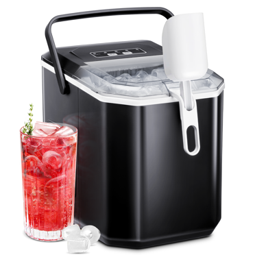 Whynter Compact Portable Ice Maker 27 lb capacity - Black - Walmart.com