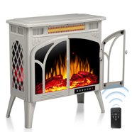 Duraflame 3D Black Infrared Electric Fireplace Stove with Remote ...