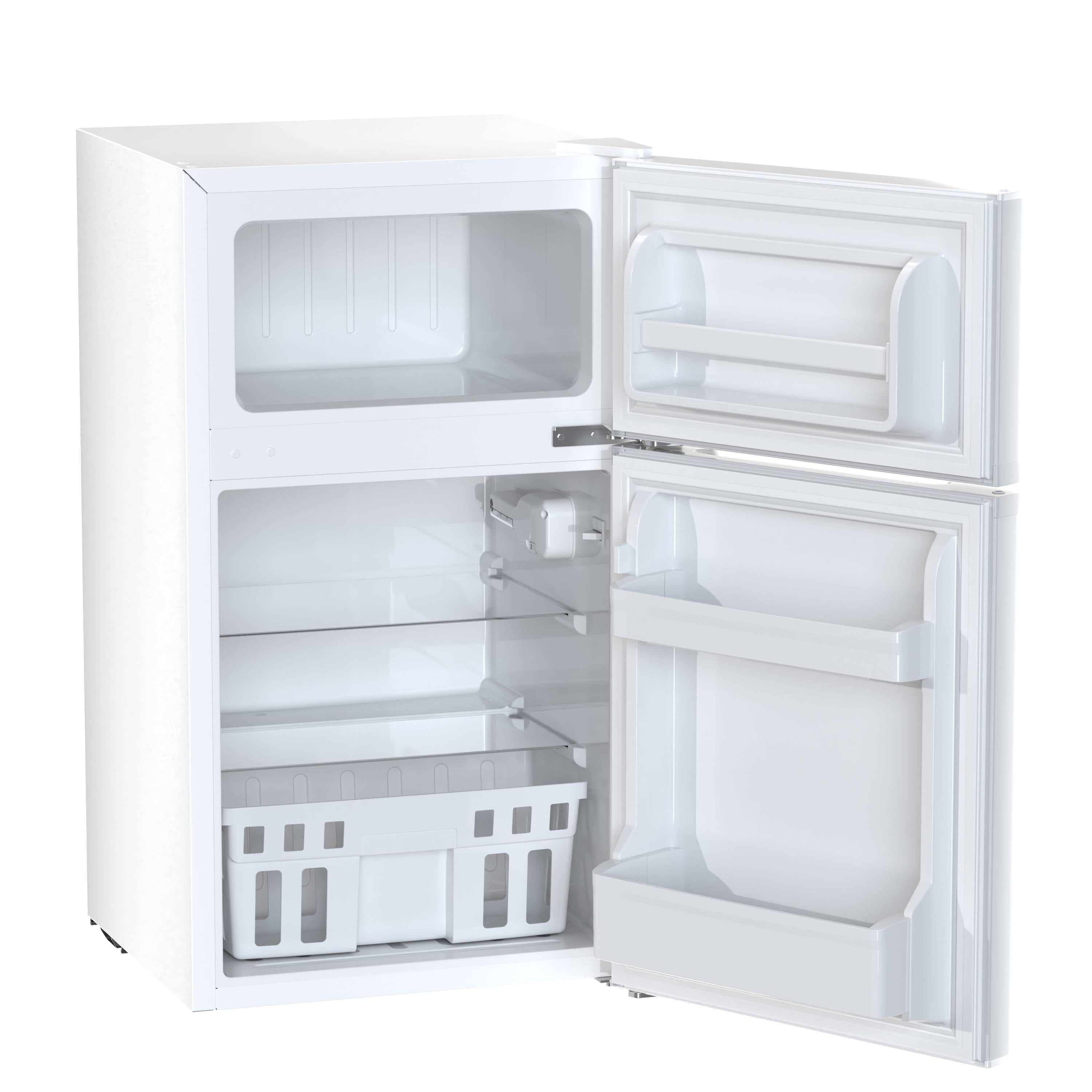 Electactic Mini Refrigerator 3.2Cu.Ft Compact Fridge 2-Double Doors ...