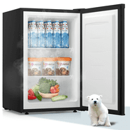 Kndko Mini Freezer 1.2Cu.Ft Upright Compact Storage with Reversible ...