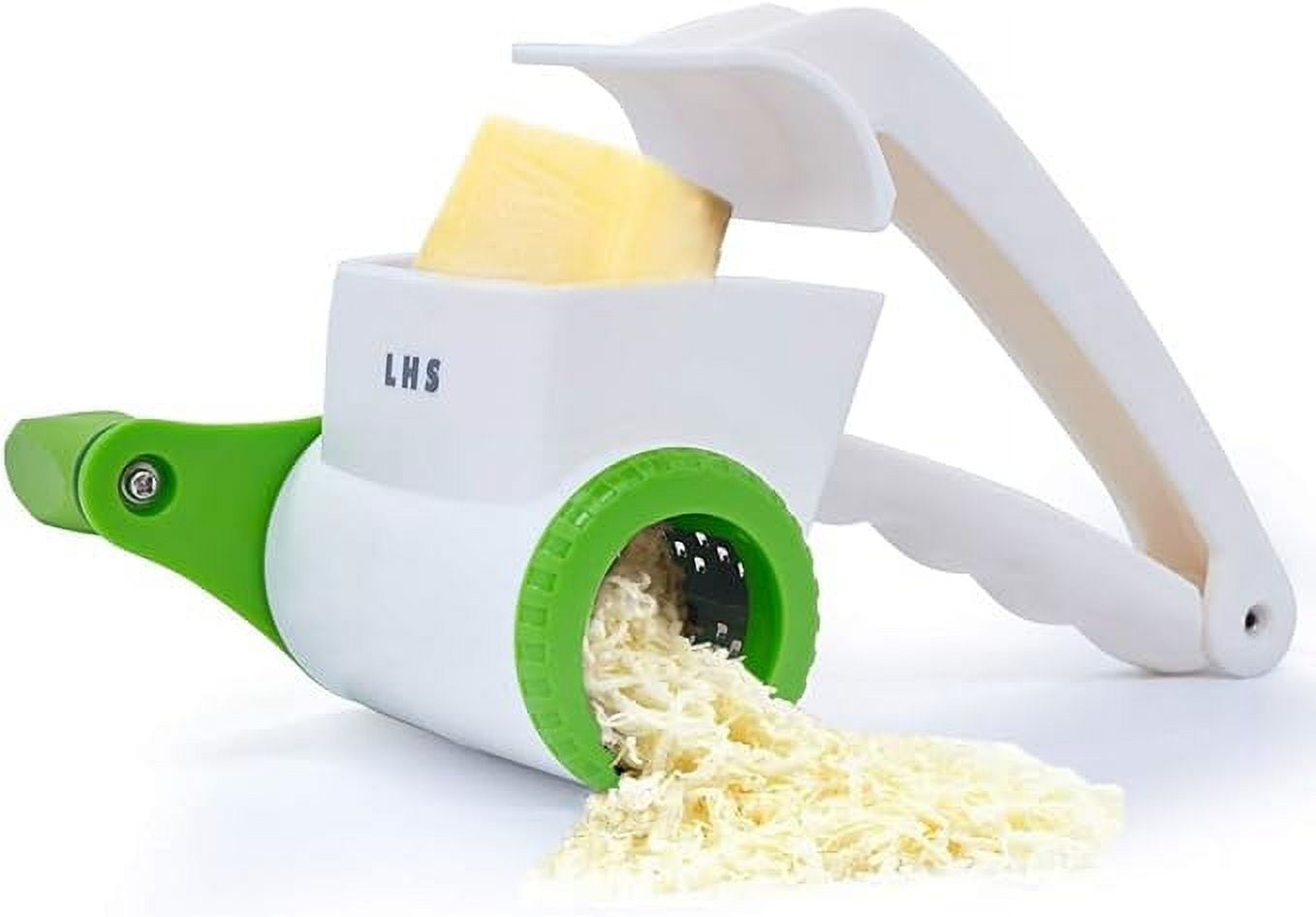 LHS Rotary Cheese Graters for Kitchen, Manual Hand Crank Handheld ...
