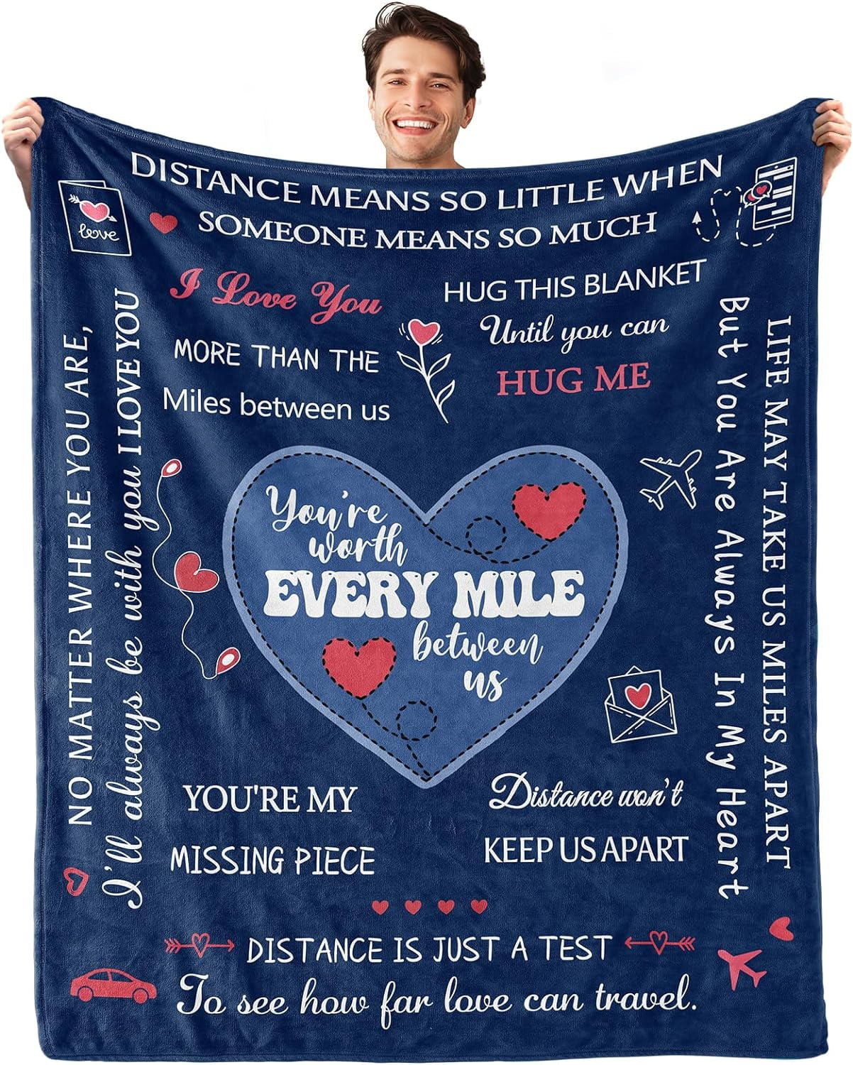 LHSHID Long Distance Relationship Gifts Boyfriend Gifts from Girlfriend ...