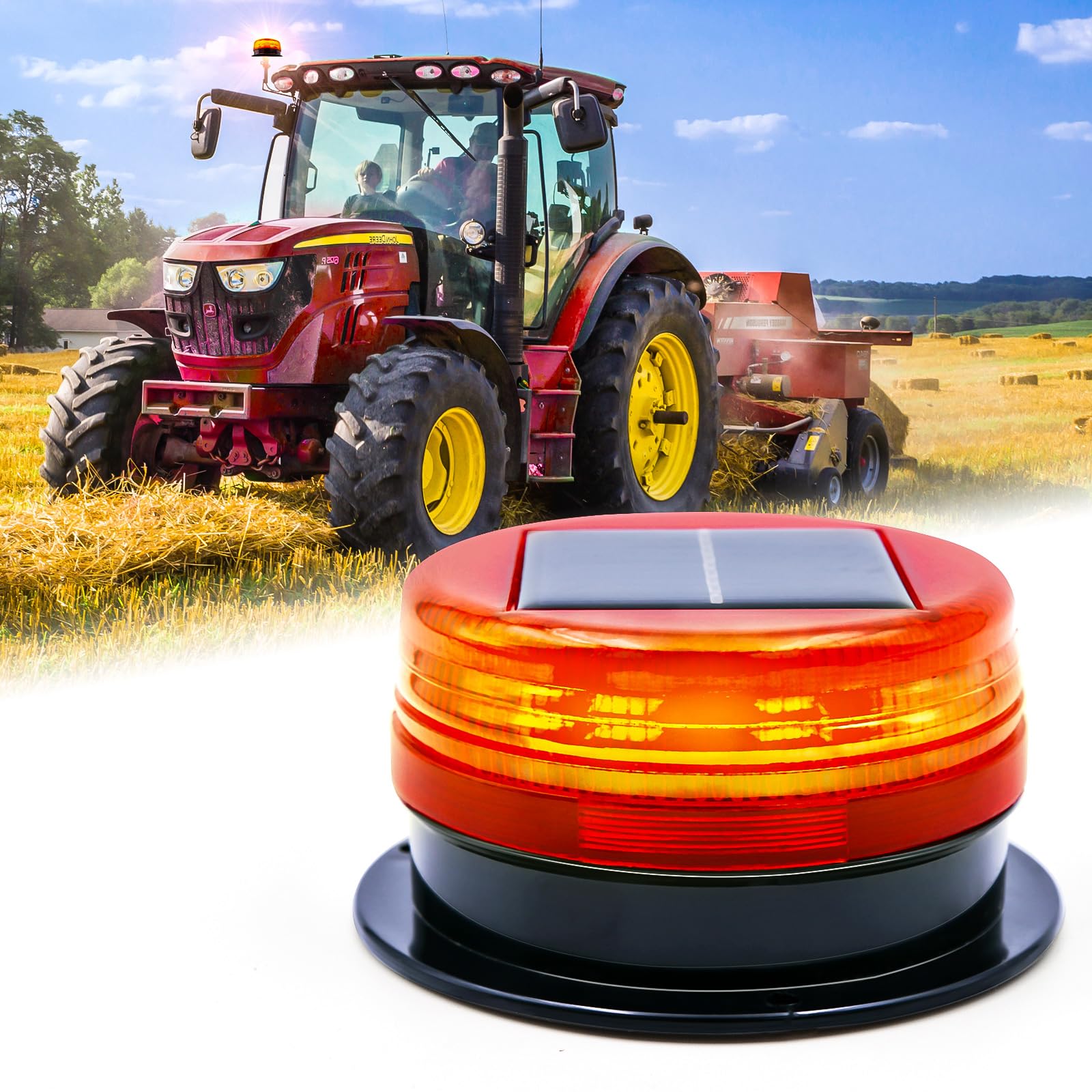 LHTCCSHL Solar LED Beacon AIF4 Light Emergency Warning Strobe Light ...