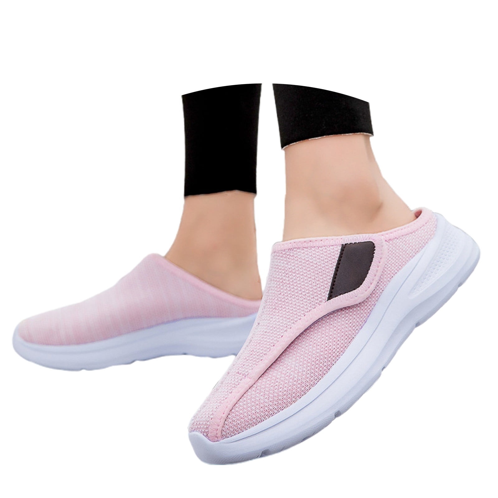 LHUnf Fuzzy Slippers For Women House Indoor Warm Lined On Shoes Fabric ...