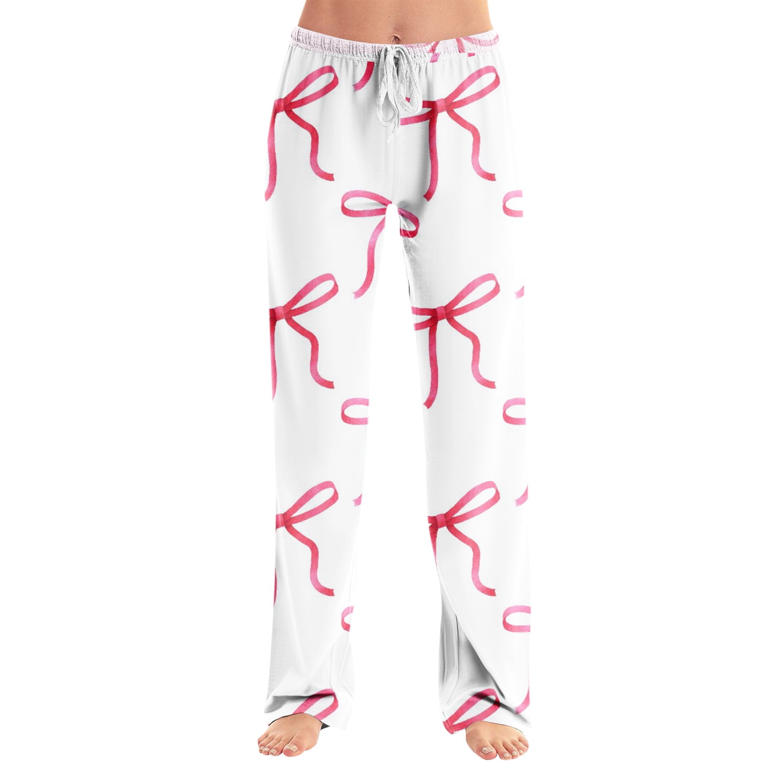 LHVUOA Valentines Heart Pajamas for Women Womens Soft Pajama Bottoms ...